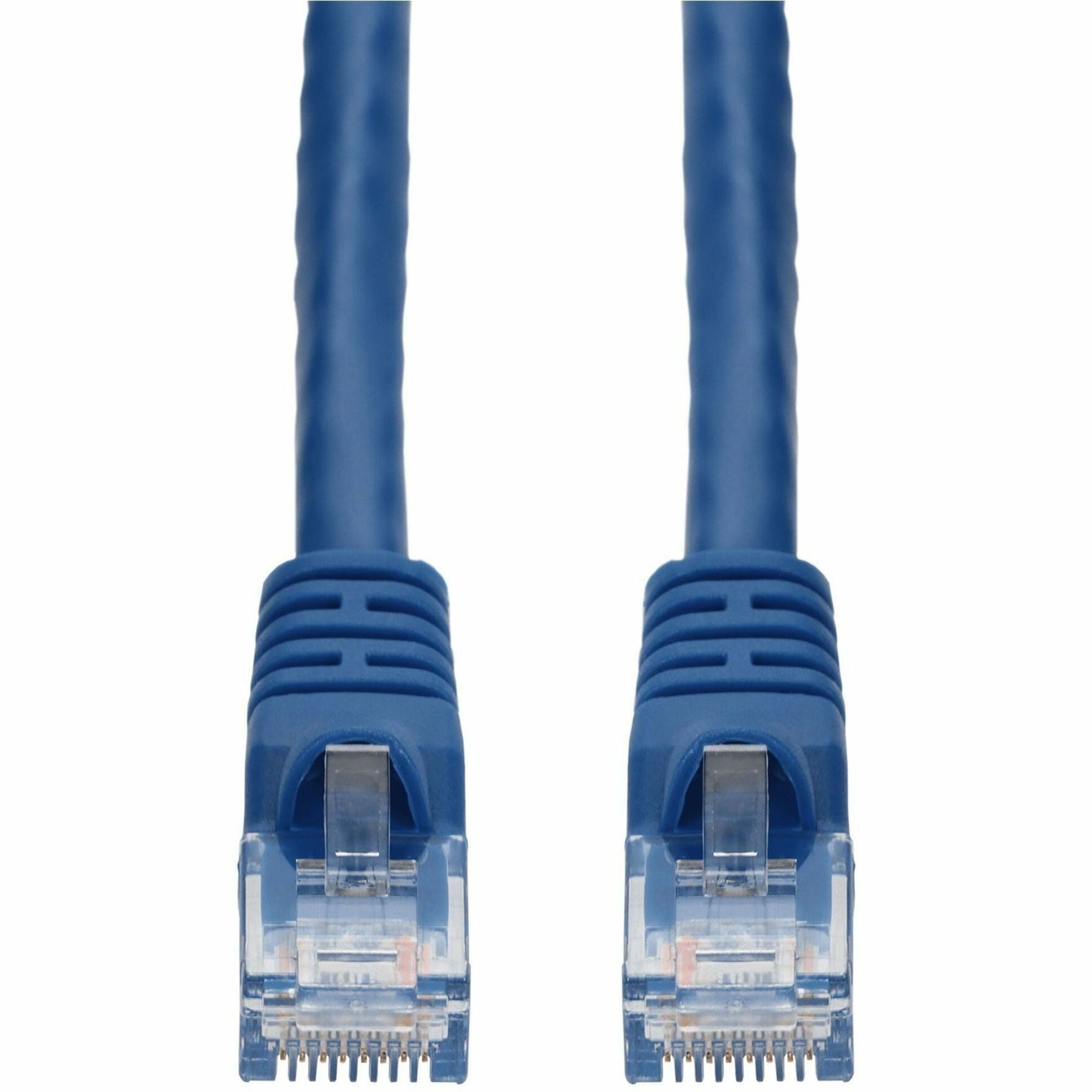 AddOn 35ft RJ-45 (Male) to RJ-45 (Male) Straight Blue Cat6 UTP PVC Copper Patch Cable - Walmart.com