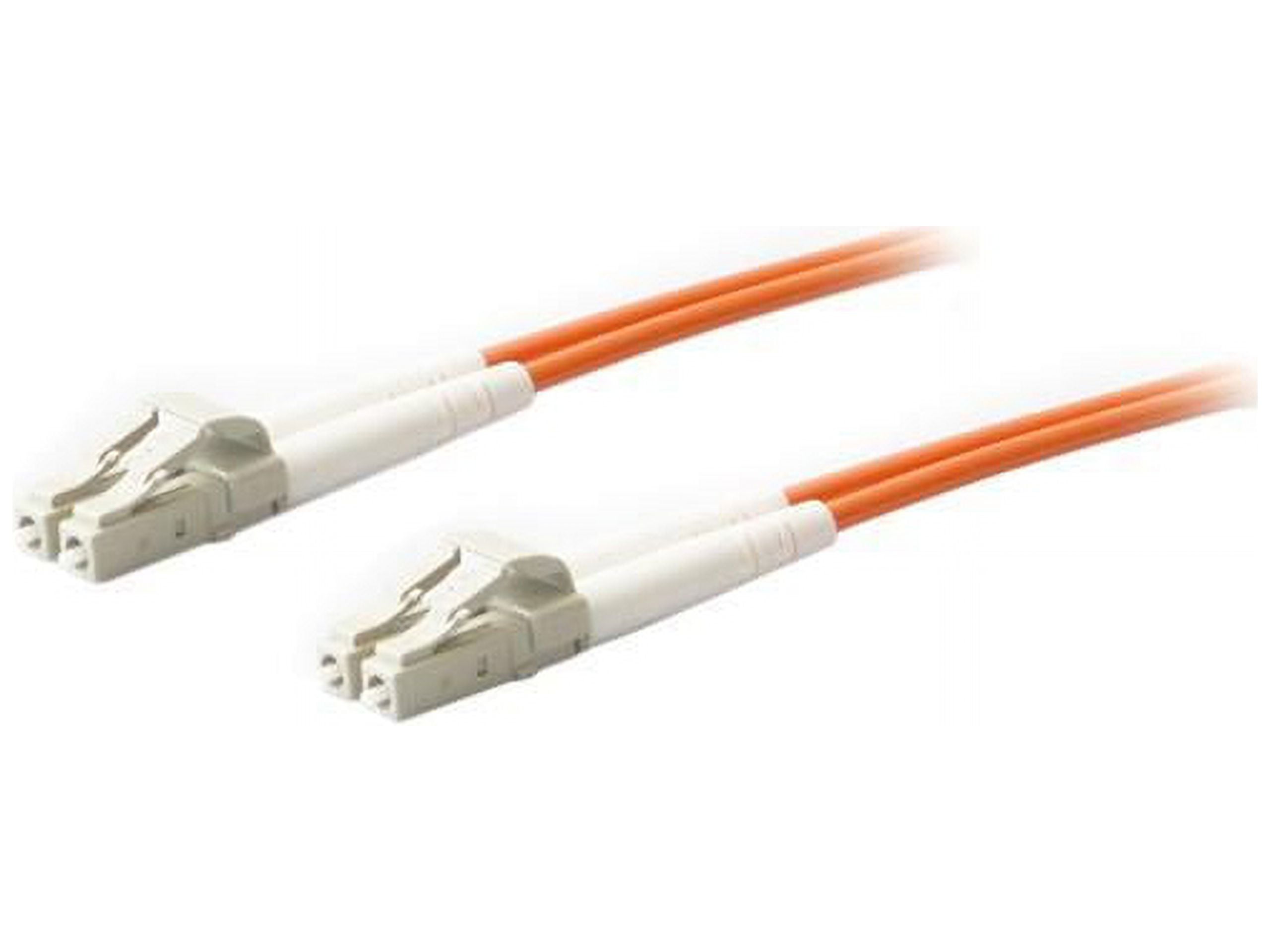 AddOn 3m Multi-Mode Fiber (MMF) Duplex LC/LC OM1 Orange Patch Cable ...