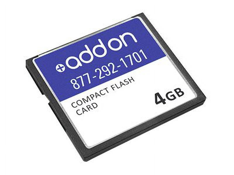 AddOn 4GB Cisco MEM-CF-256U4GB Compatible Compact Flash - Flash memory ...