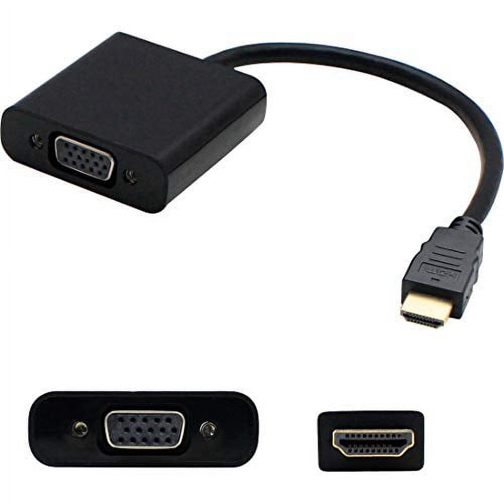 AddOn 8in HP H4F02UT#ABA Compatible HDMI Male to VGA Female Black ...