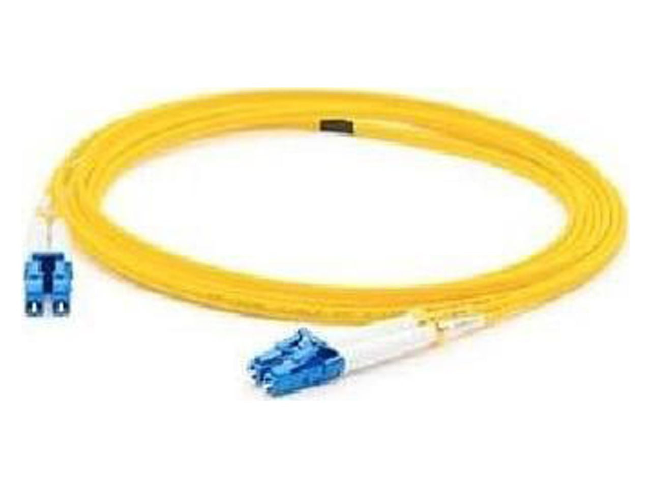 AddOn 4m Single-Mode fiber (SMF) Duplex LC/LC OS1 Yellow Patch Cable ...
