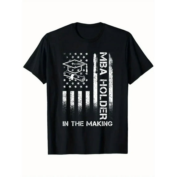 MBA In The Making American Flag Diploma Gift for Student Unisex Graphic ...