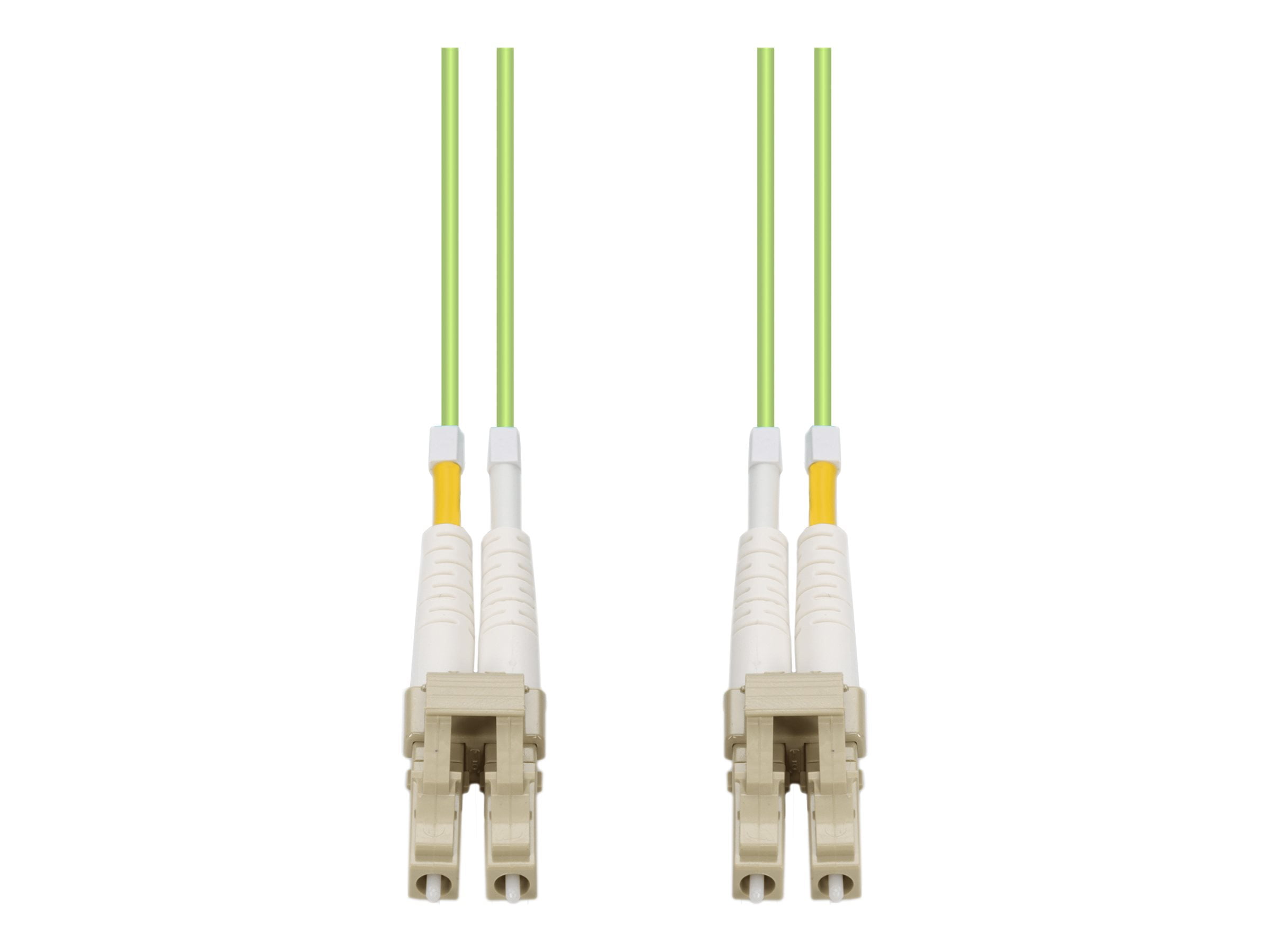 AddOn 30m LC to LC Lime Green OM5 Duplex OFNP (Plenum-Rated) Fiber ...