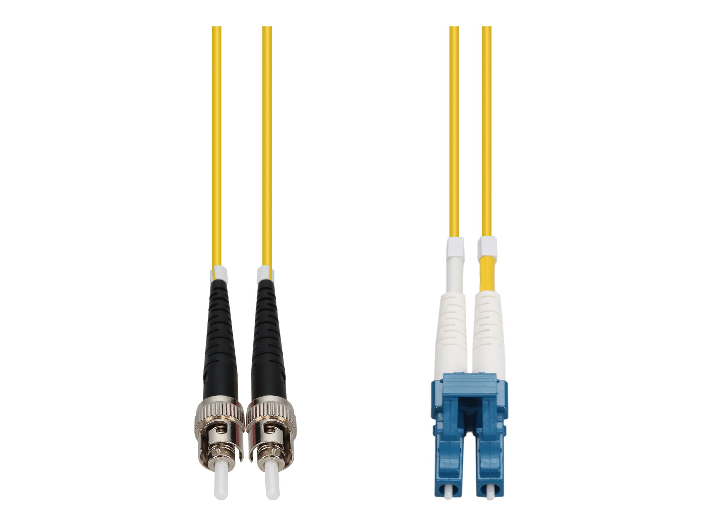 Proline 9m ST to LC Yellow OS2 Duplex OFNP (Plenum-Rated) SMF Fiber ...