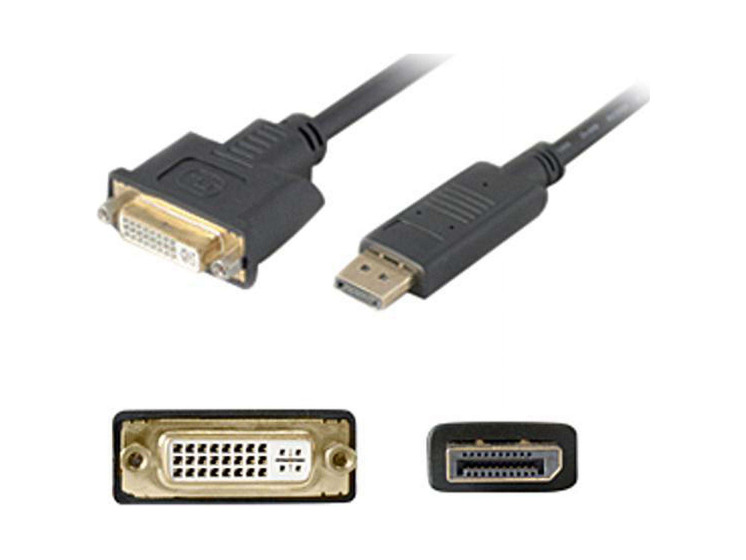 AddOn DISPLAYPORT2DVI AddOn 20.00cm (8.00in) DisplayPort Male to DVI-I ...