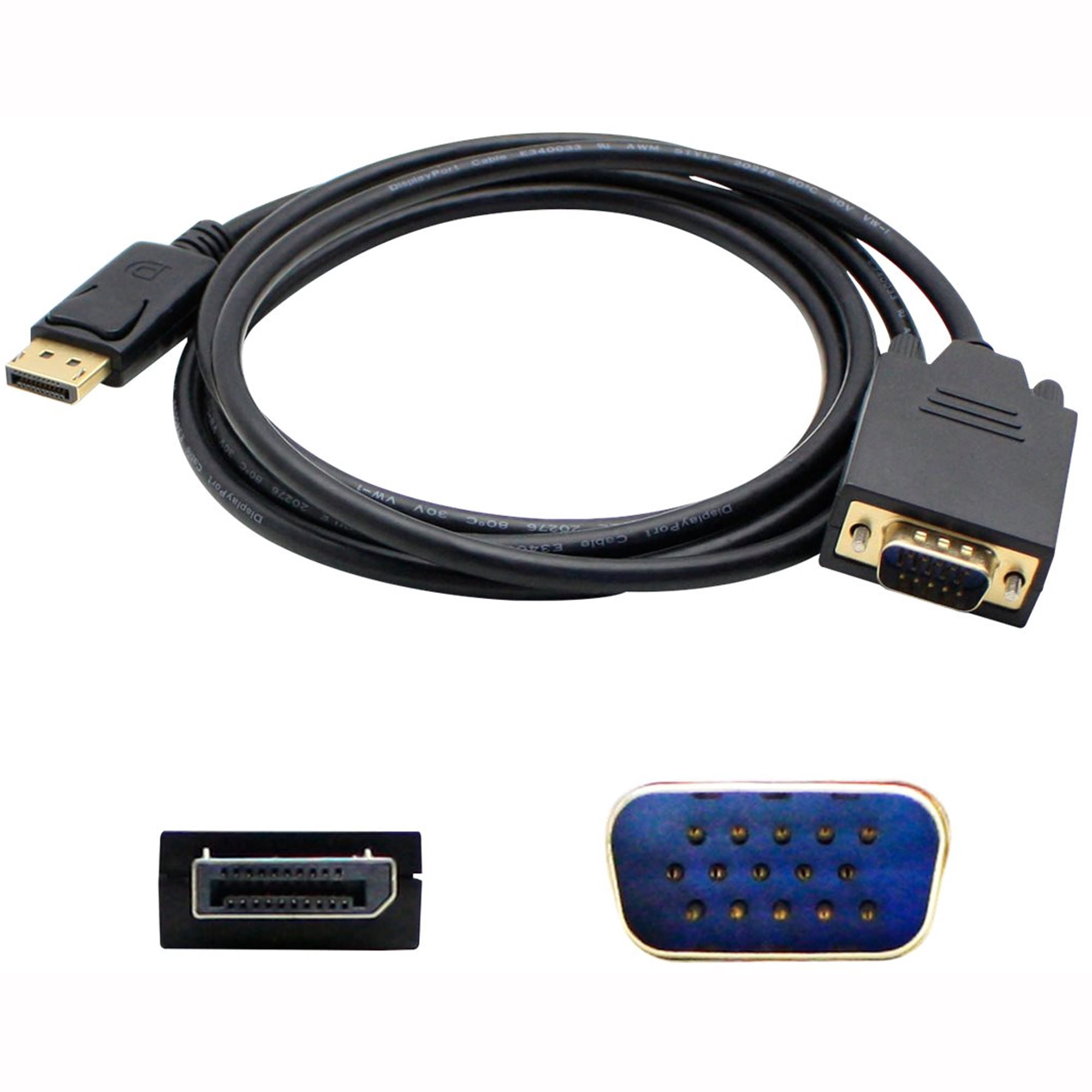 AddOn DISPLAYPORT2VGA6F-5PK 5PK 6.0ft DP to VGA M/M Adapter - Walmart ...