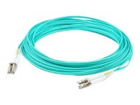 AddOn 9m LC to LC Aqua OM4 Duplex OFNP (Plenum-Rated) TAA Fiber Patch Cable - Walmart.com