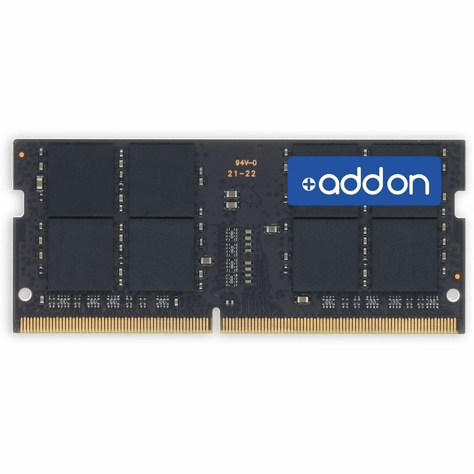 AddOn JEDEC Standard 4GB DDR4-3200MHz Unbuffered Single Rank x16 1.2V 260-pin CL22 SODIMM ...