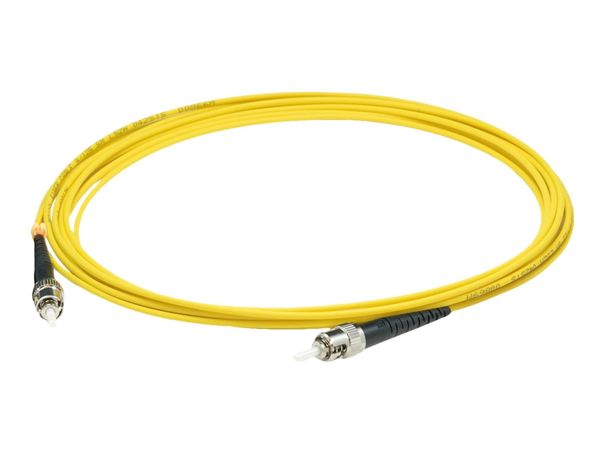 Proline 10m ST to ST Yellow OS2 Simplex OFNP (Plenum-Rated) SMF Fiber ...