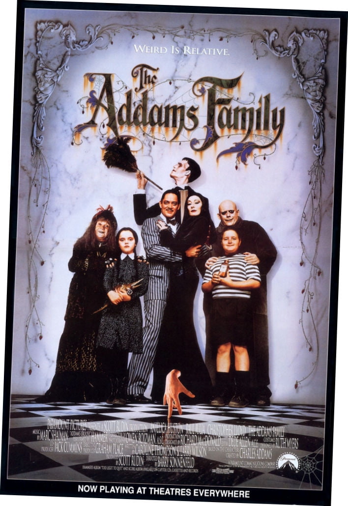 Addams Family Movie Poster 24In x36In Art Poster 24x36 Multi-Color ...