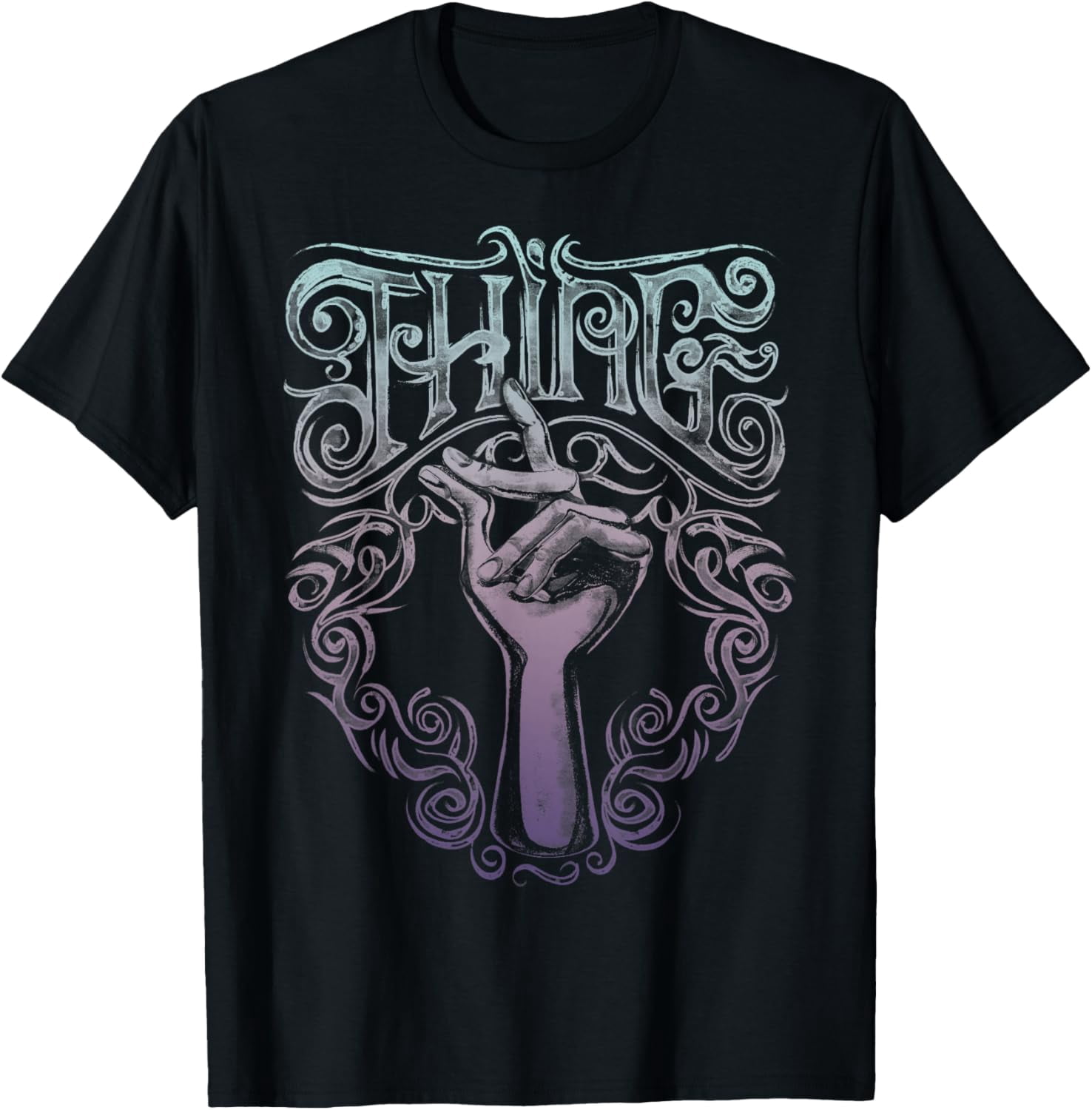 Addams Family Thing Artsy Gradient Sketch T-Shirt - Walmart.com