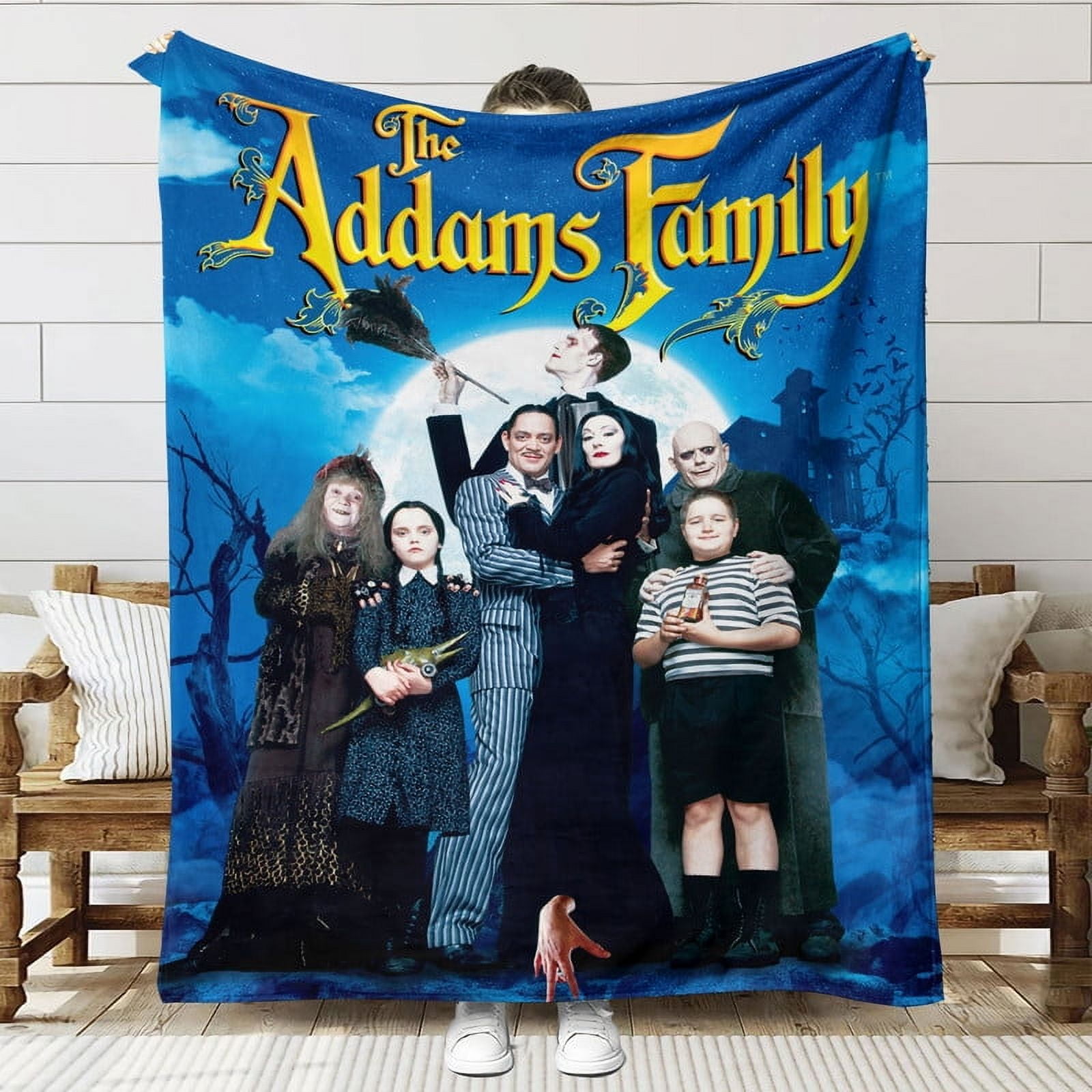 Addams Family Throw Blanket Gifts for Fans Lover Girls Boys Women ...