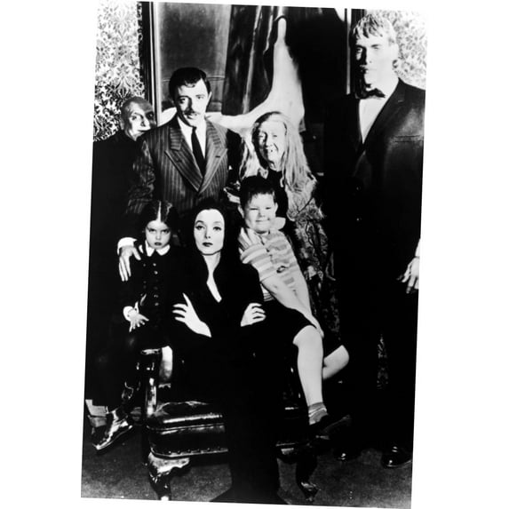 Addams Family Tv Bw Metal Sign 8inx 12in Art Print on Metal 8x12 Square ...