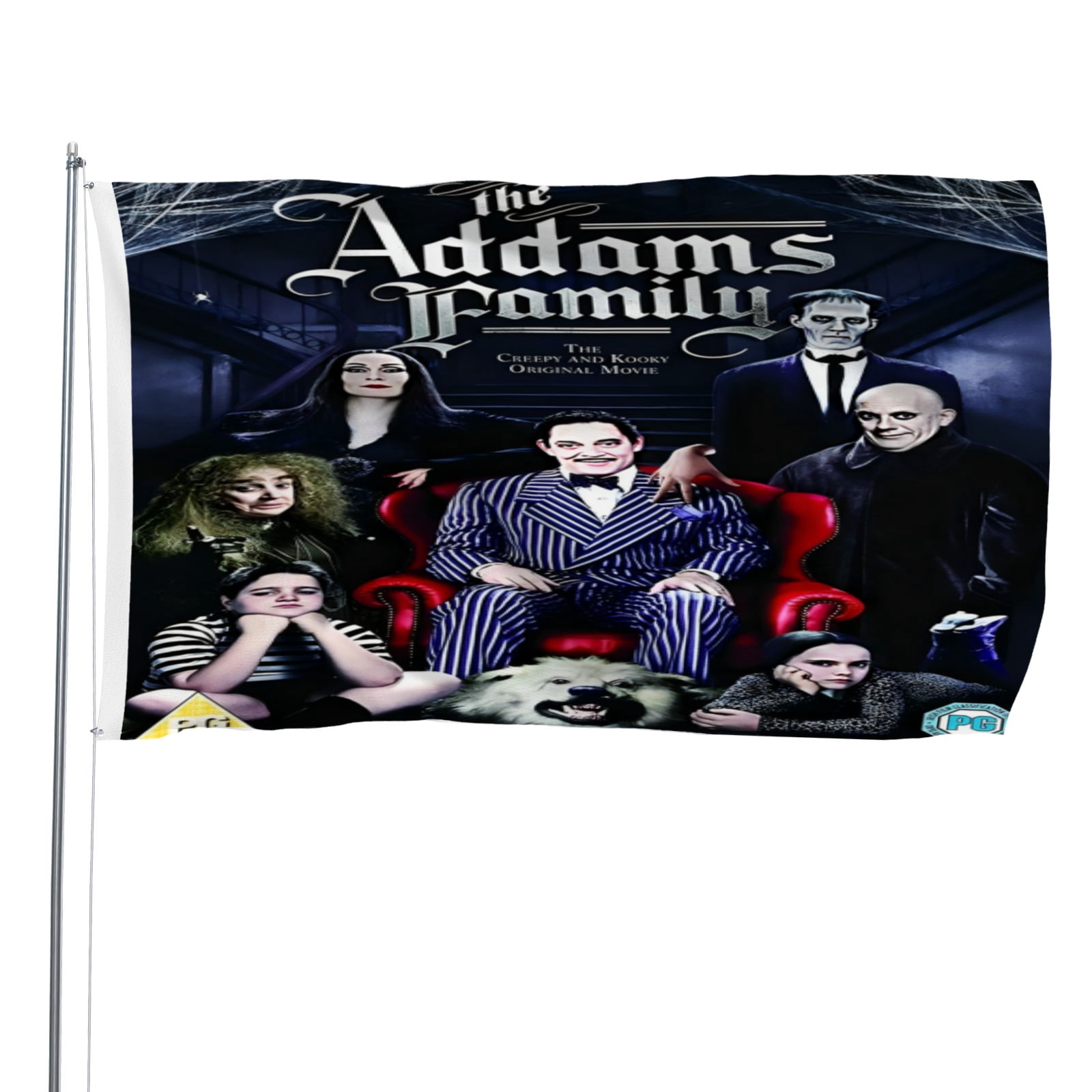 The Addams Family flag perfect for outdoor decoration, can be hung ...