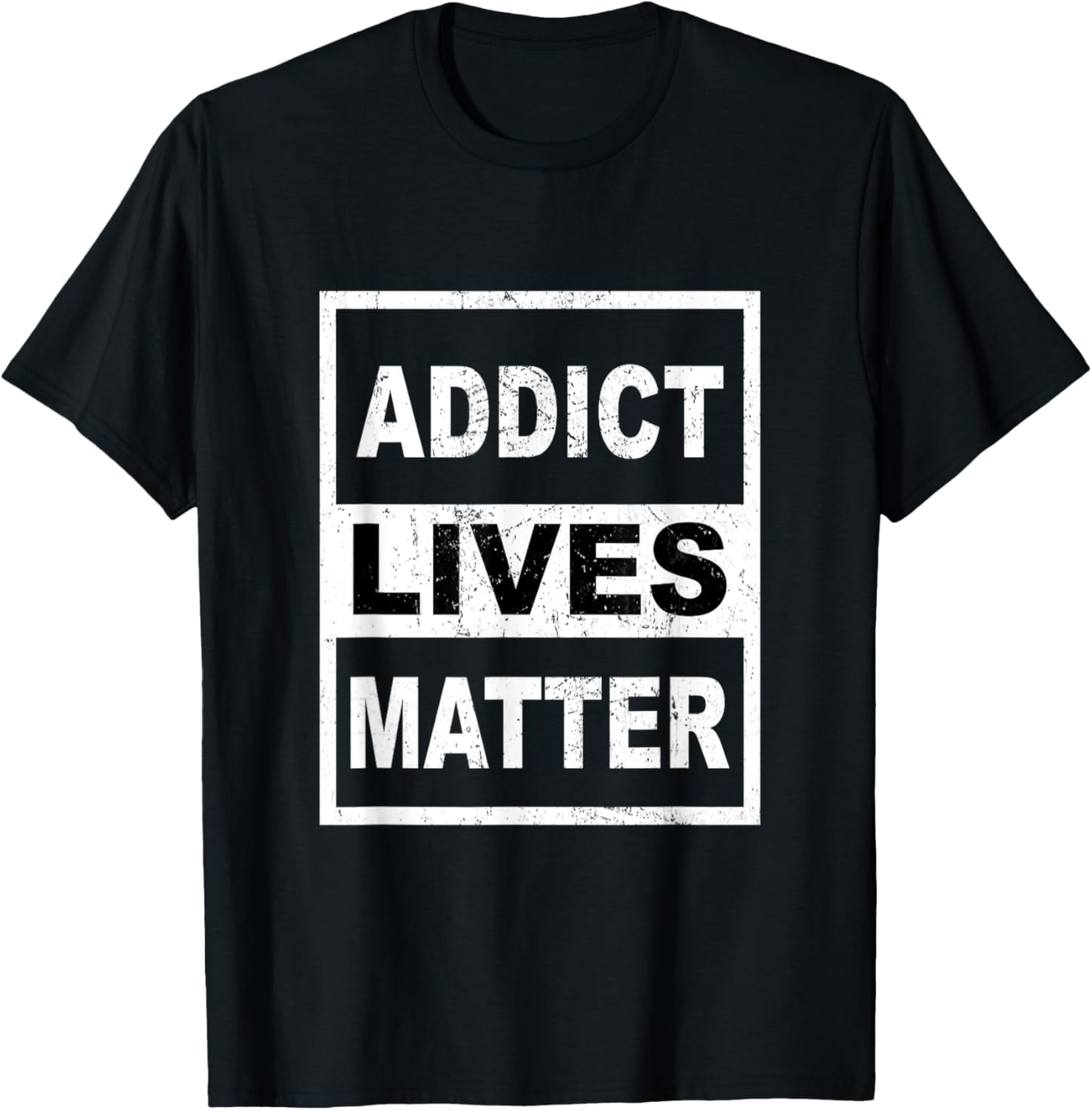 Addict Lives Matter Narcotics Anonymous NA AA T-Shirt - Walmart.com