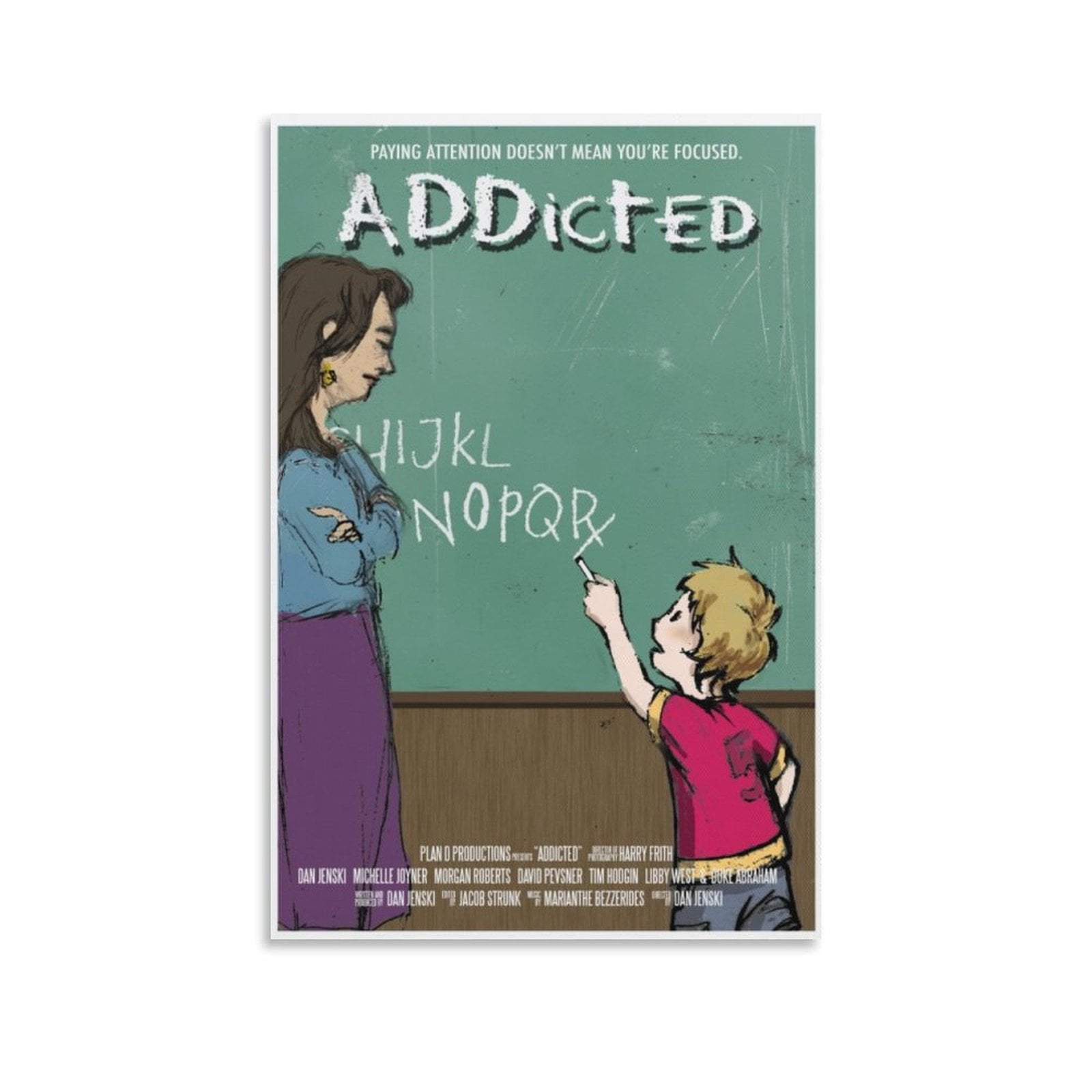 Addicted Print Photo Art Painting Canvas Poster Home Decorative Bedroom ...