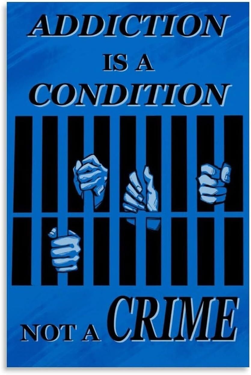 Addiction Is A Condition Poster Addiction Educational Poster for Room ...