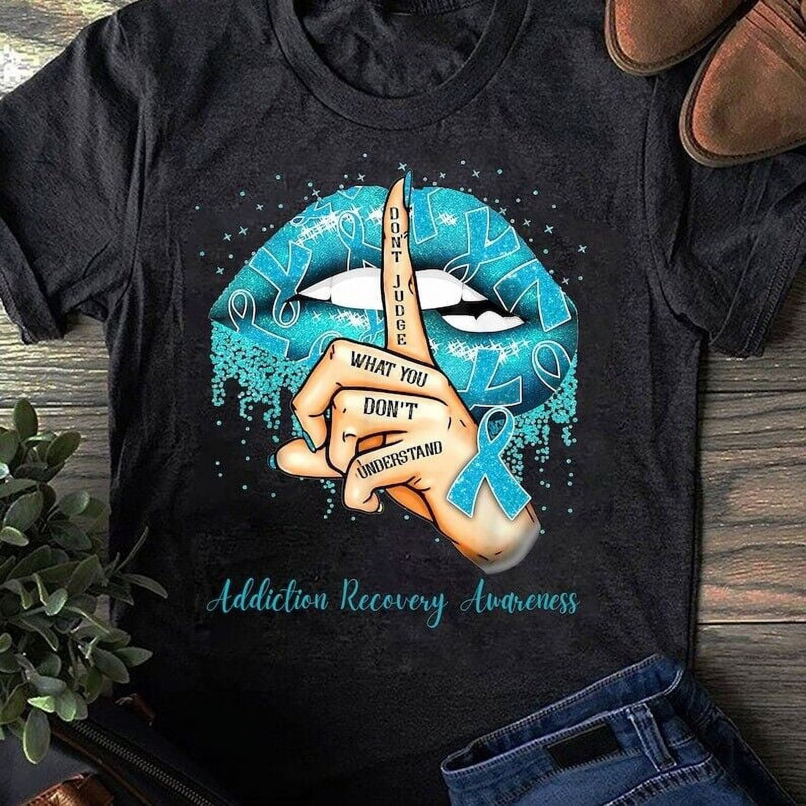 Addiction Recovery Awareness Shirt Autism Shirt - Addiction Recovery ...