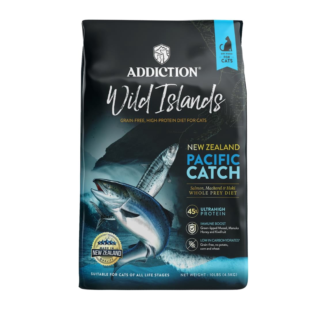 Addiction Wild Islands Pacific Catch Dry Cat Food (10 Pound) C9 ...