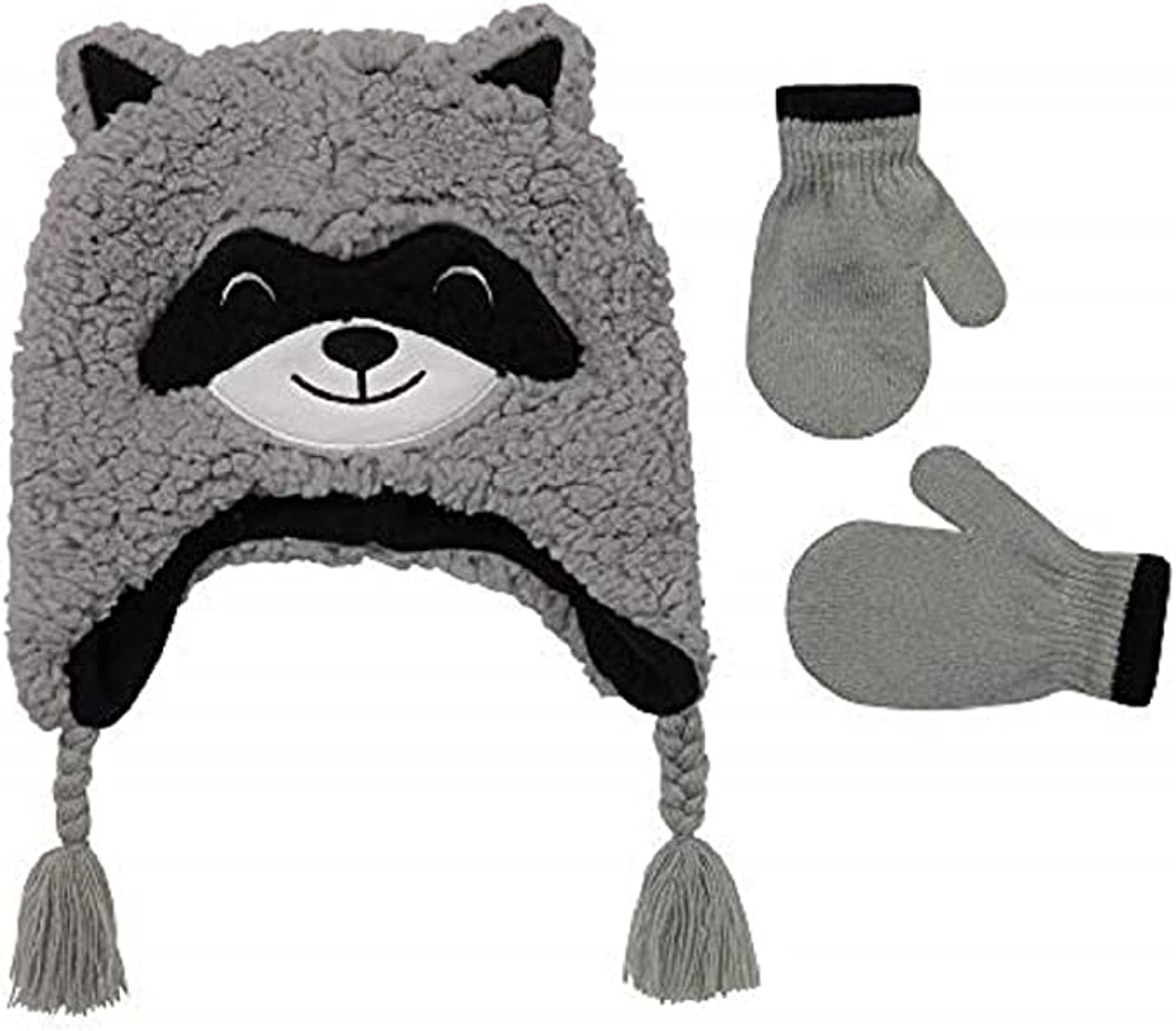 Addie & Tate Toddler Winter Hat and Winter Gloves for Boy & Girls ...