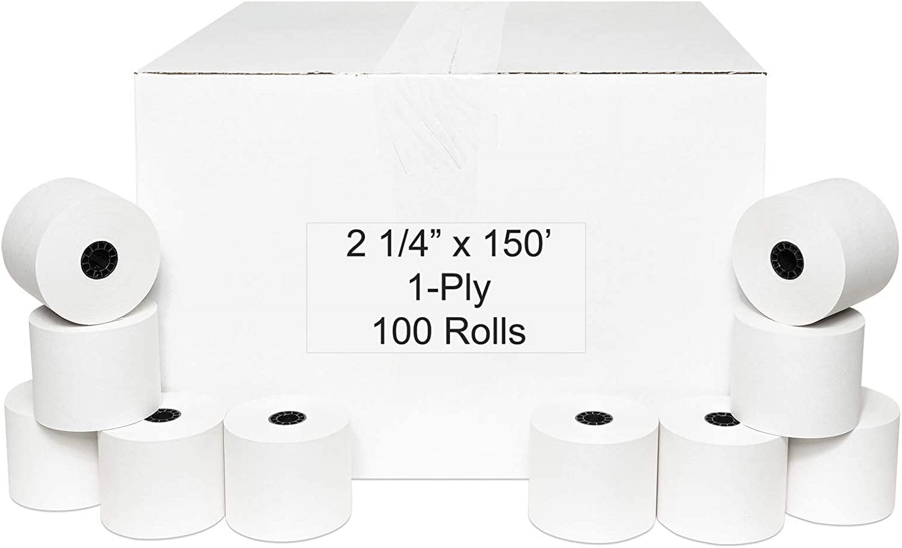 Adding Machine Rolls, Calculator Rolls, 2.25 Inch x 150 Bond Rolls ...