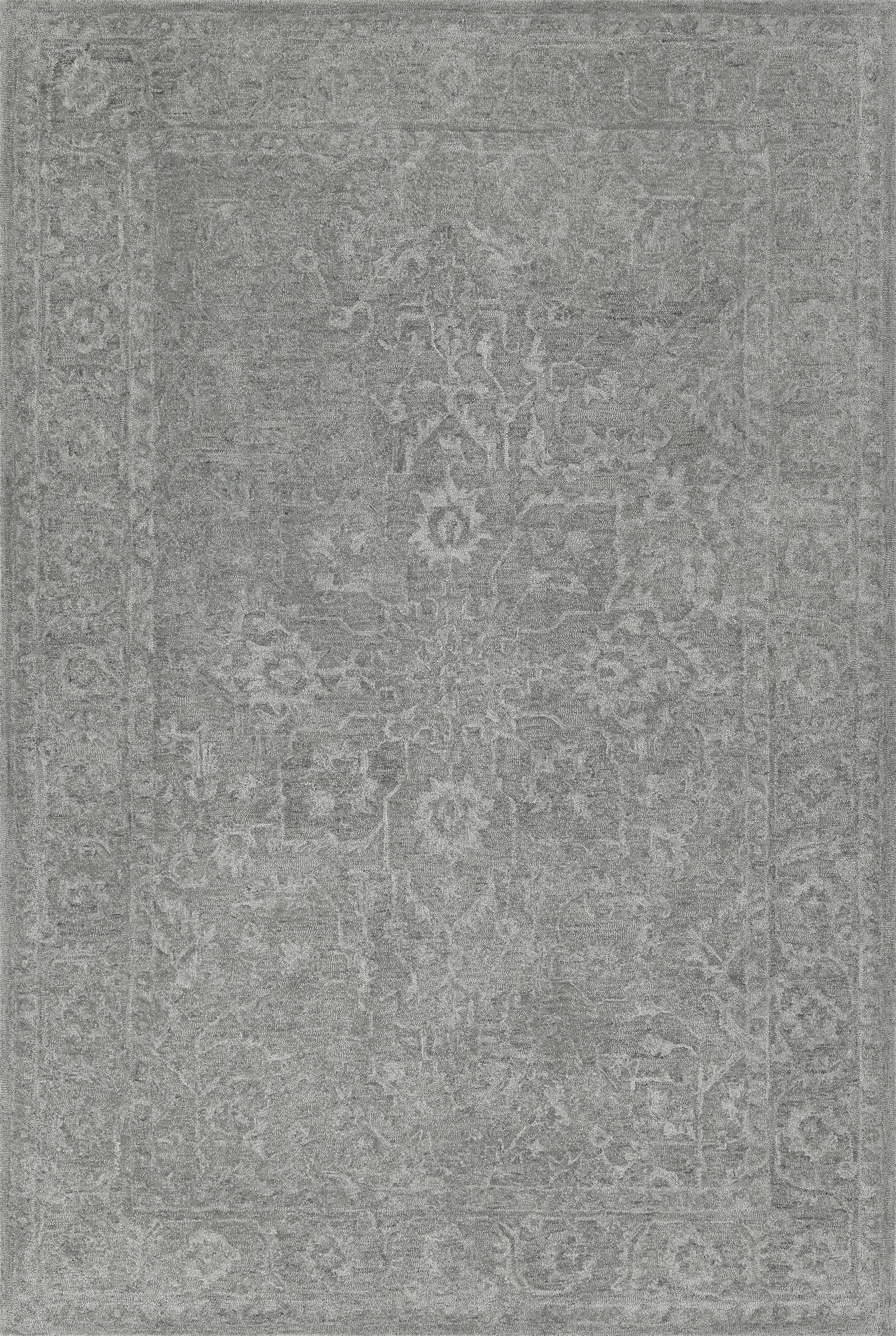 Addison Harlow Vintage Hand Tufted Grey Wool Area Rug - Walmart.com