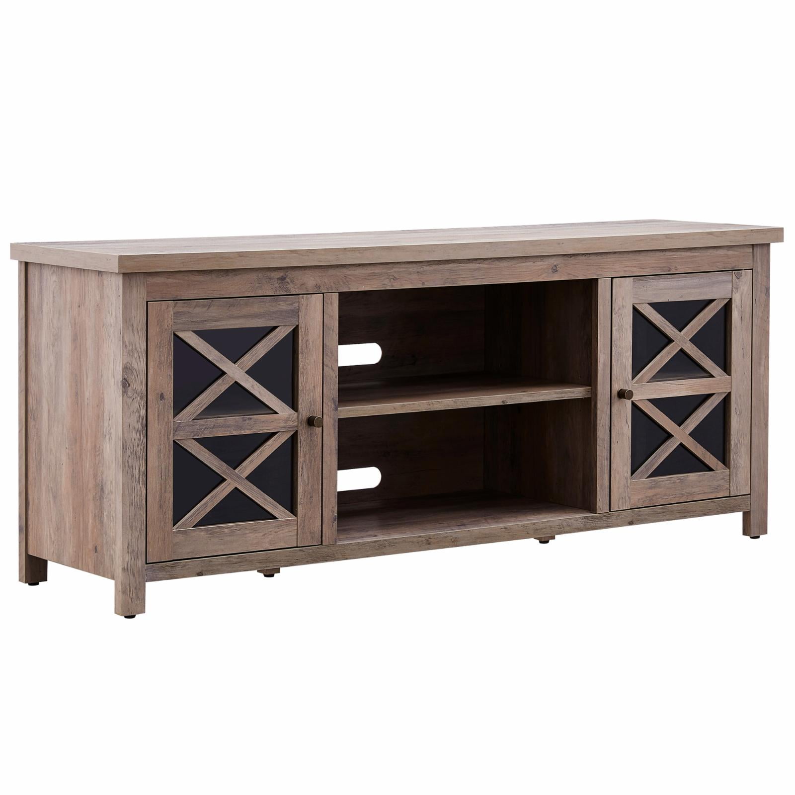 Evelyn&Zoe Colton Rectangular TV Stand for TV's up to 65" in Gray Oak ...
