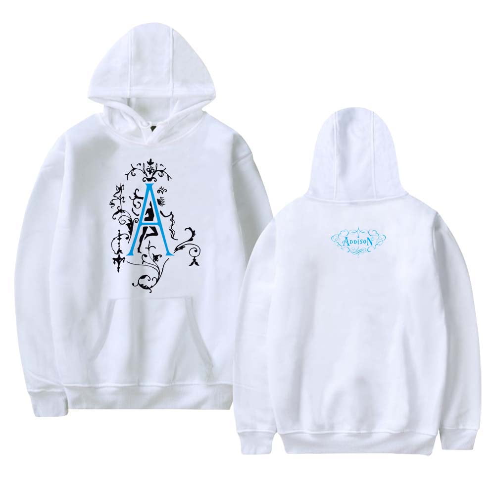 Addison Rae A Logo Merch Hoodies Women Men Casual Long Sleeve ...