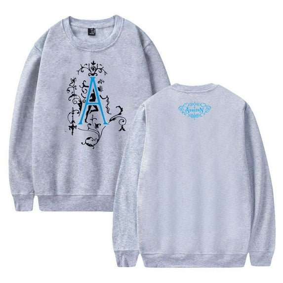 Addison Rae A Logo Merch Sweatshirt Women Men Casual Crewneck Long ...
