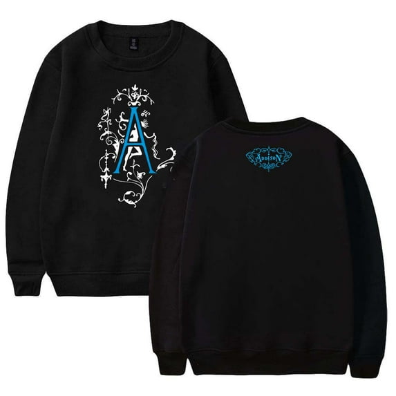 Addison Rae A Logo Merch Sweatshirt Women Men Casual Crewneck Long ...