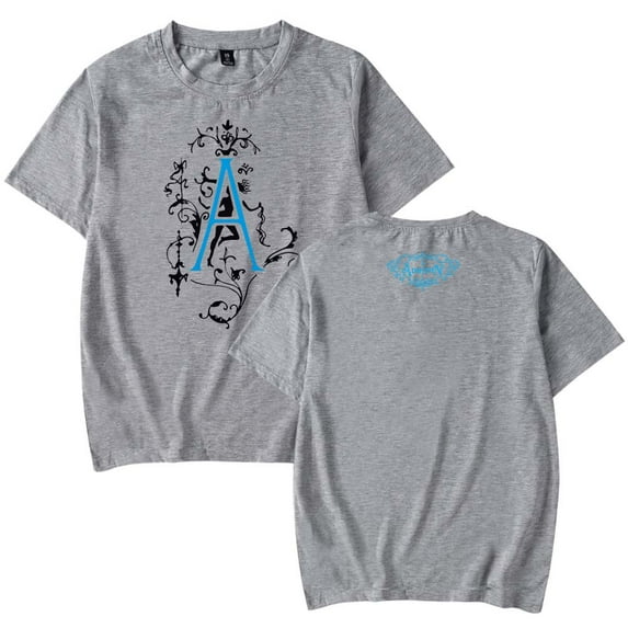 Addison Rae A Logo Merch T-Shirt Women Men Casual Crewneck Short Sleeve ...