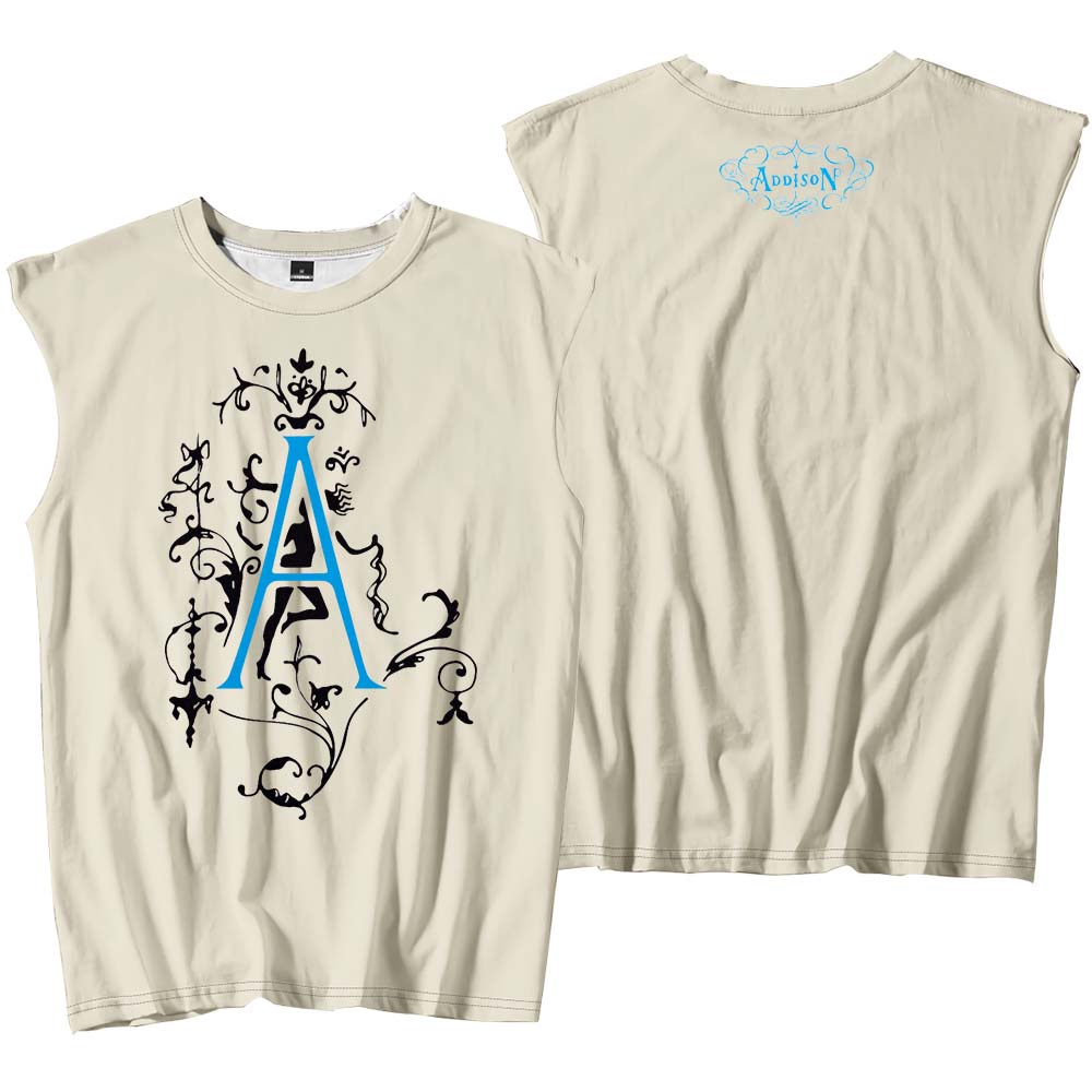 Addison Rae A Logo Merch Tank Tops Sleeveless T-Shirt port Vest Women ...