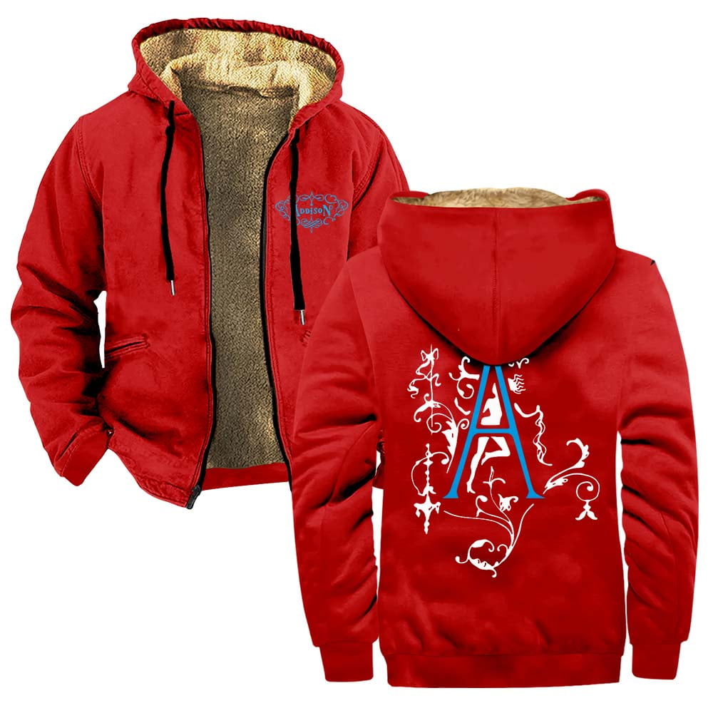 Addison Rae A Logo Merch Zipper Hoodies Women Men Jacket Parkas Long ...