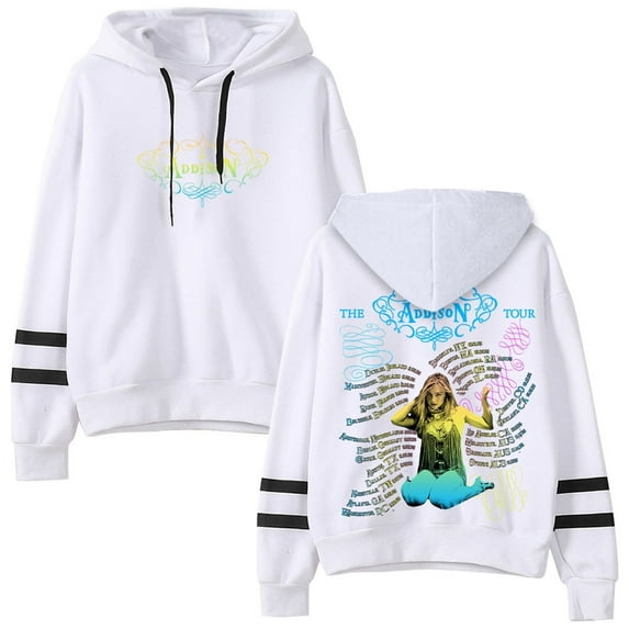 Addison Rae Hoodies The Addison Tour Sweatshirt Merch Men Women Long ...