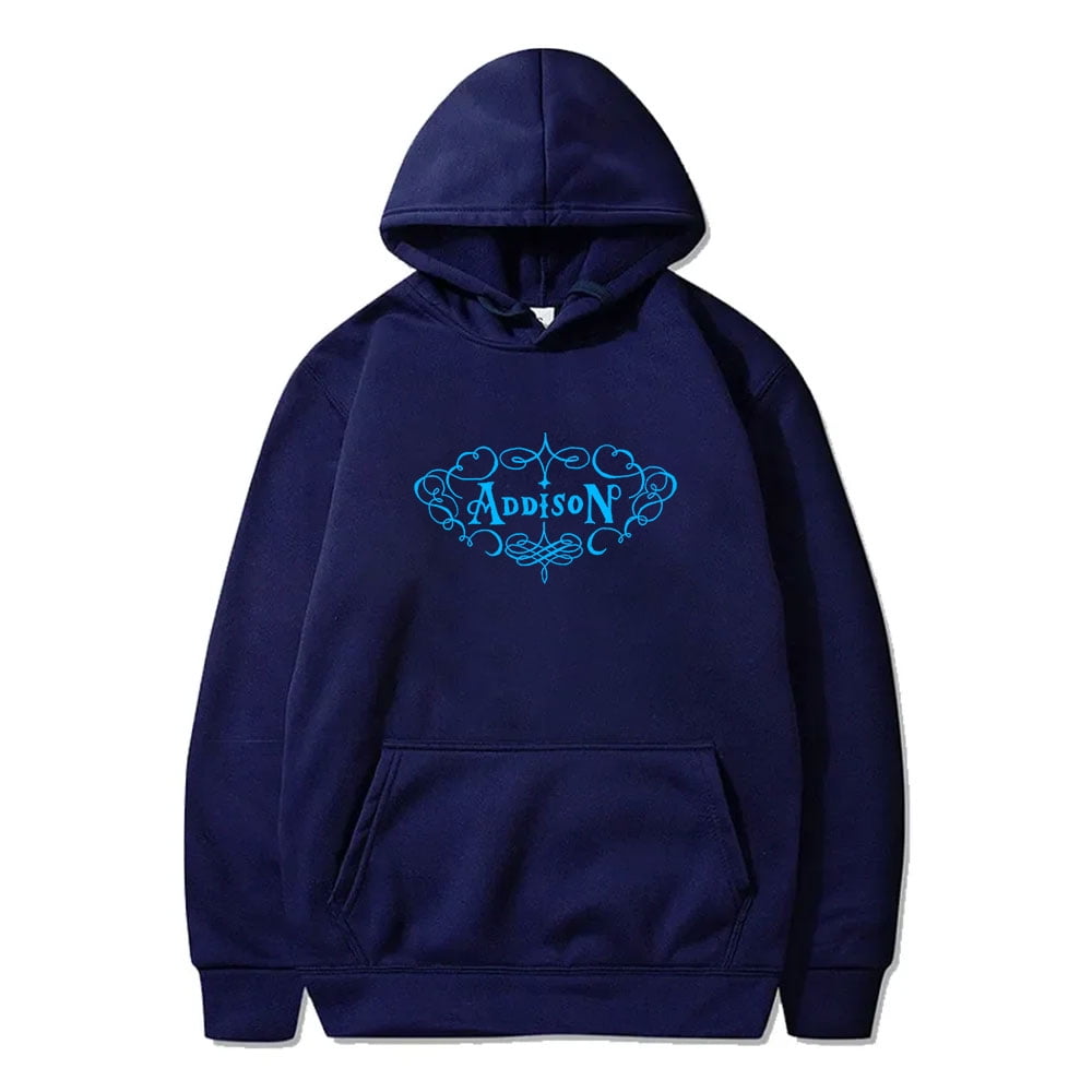 Addison Rae Logo Hoodies 2025 Tour Merch Women Men Fashion Long Sleeve ...