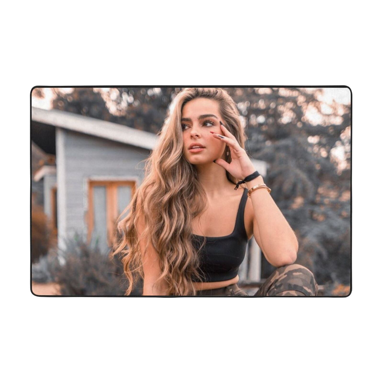 Addison Rae Rug Non-Slip Locking Edge Carpet Thickened Large Size Door ...