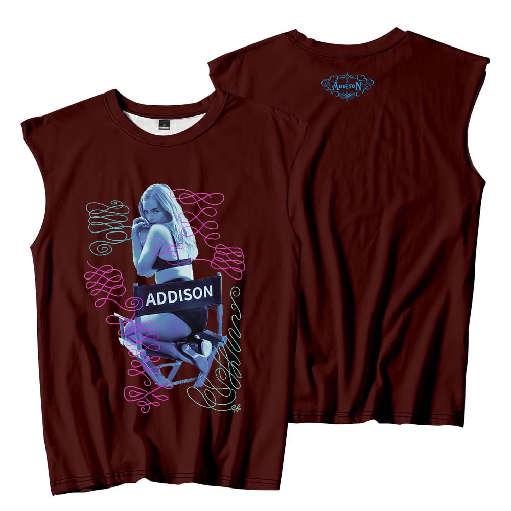 Addison Rae Sport Vest Men Women Sleeveless T-shirts Casual Tank Tops ...