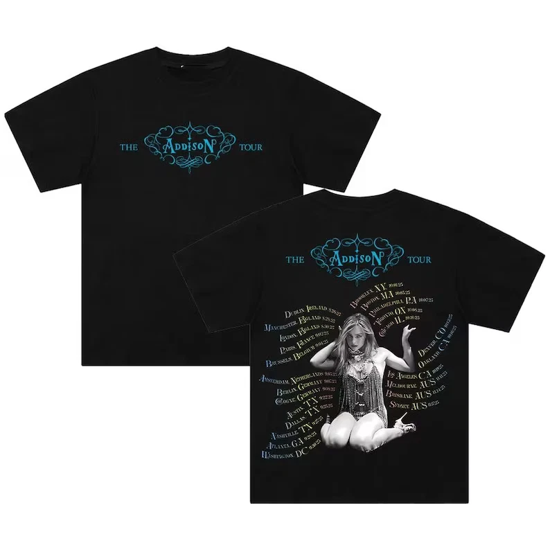 Addison Rae T-Shirt 2025 The Addison Tour Merch - Walmart.com