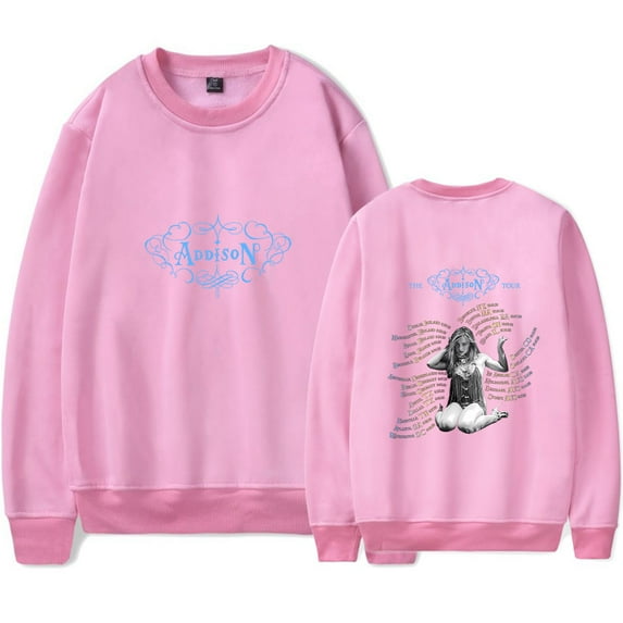 Addison Rae The Addison Tour 2025 Merch Sweatshirt Women Men Casual ...