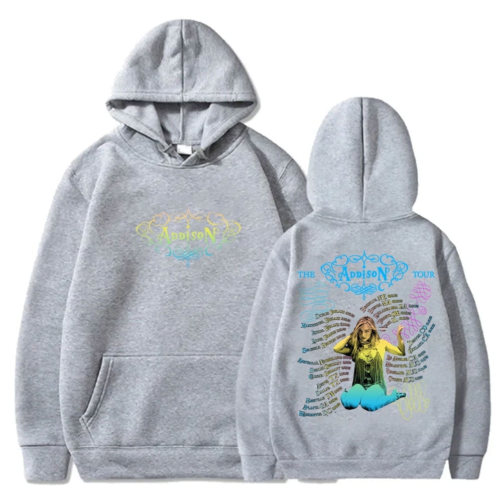 Addison Rae The Addison Tour Merch Hoodie unisex retro casual role ...