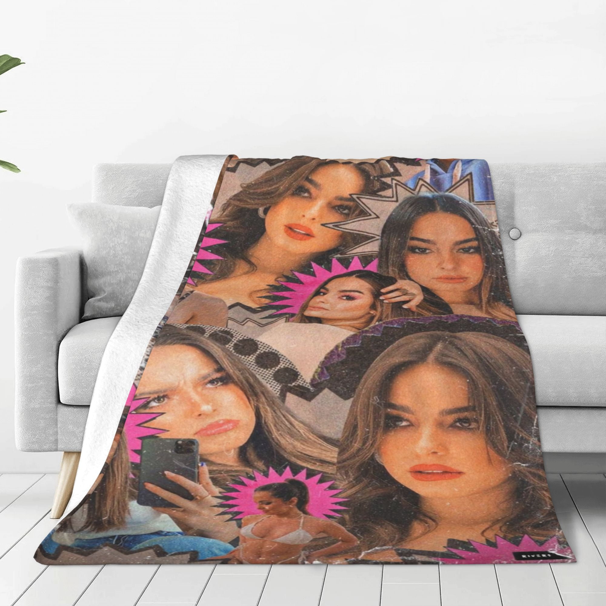 Addison Rae Throw Blanket Soft Plush Travel Blanket for Bedroom Living ...