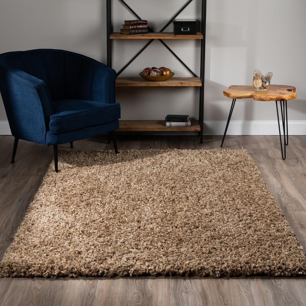Addison Rugs Addison Alpha Lavish Variegated Shag Area Rug Mushroom 5 ...