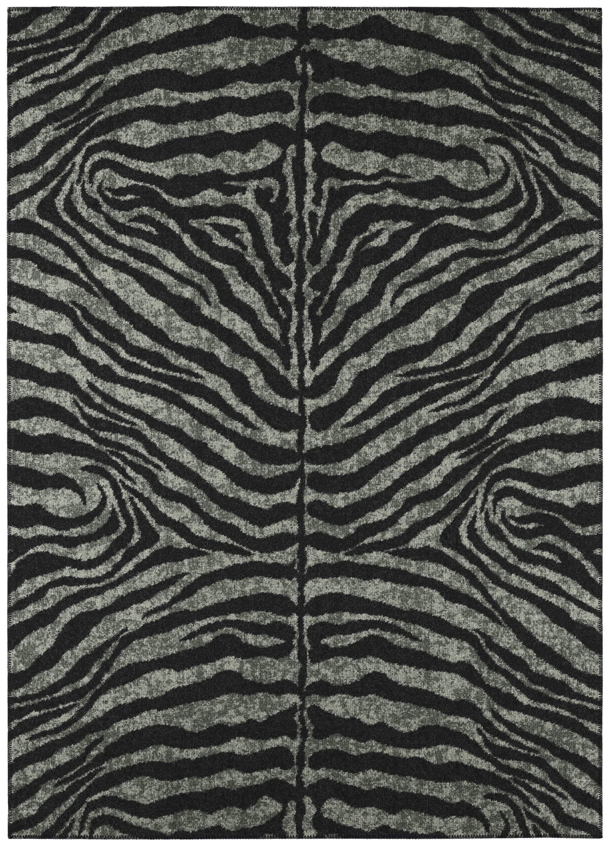 Addison Rugs Addison Indoor/ Outdoor Safari Zebra Animal Print Washable ...