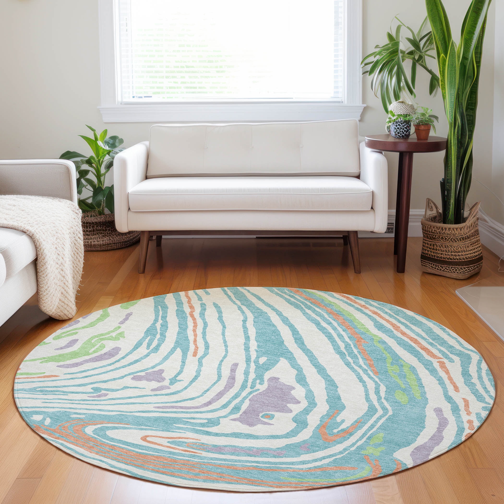 Addison Rugs Chantille Indoor/Outdoor Transitional Swirls Linen ...