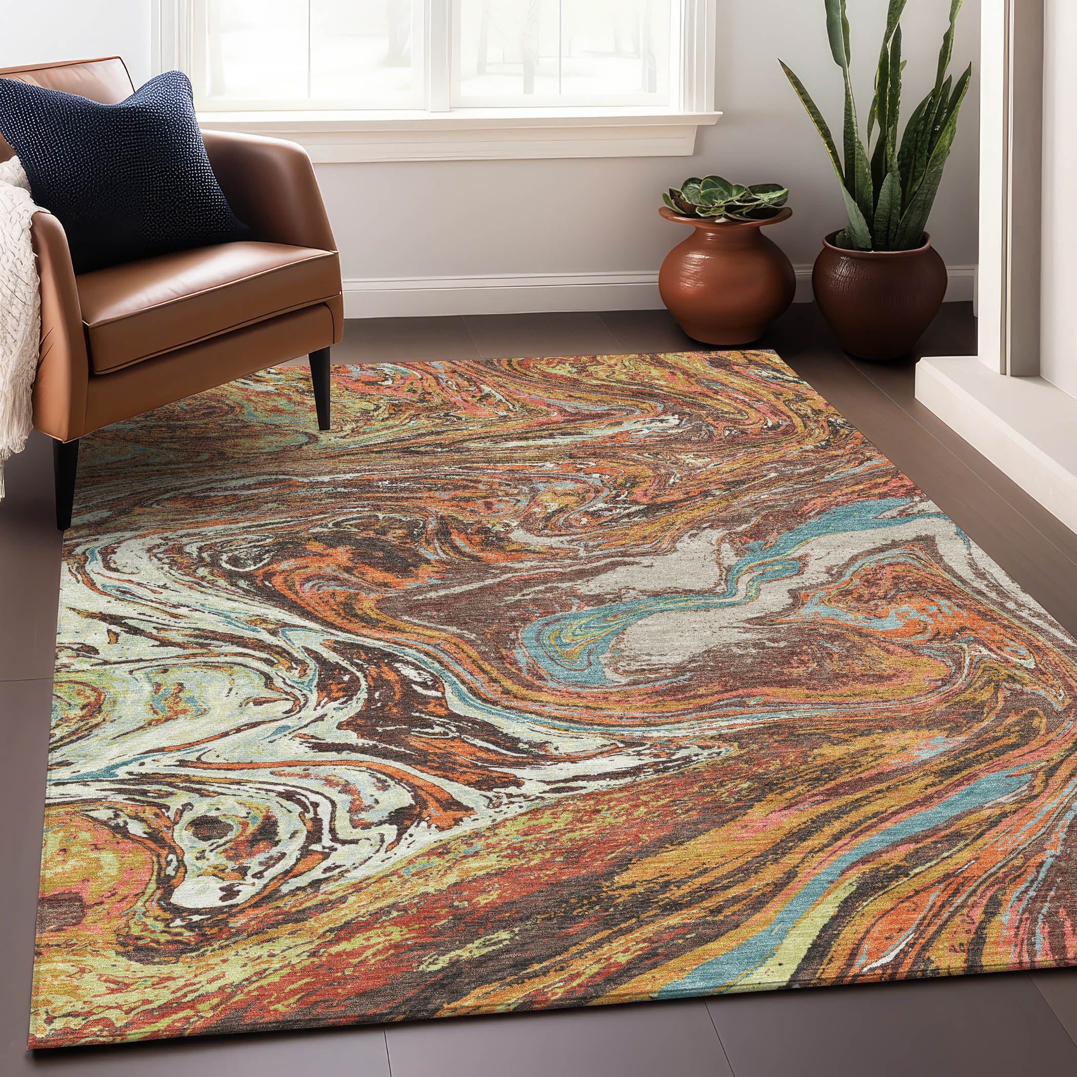 Addison Rugs Chantille Indoor/Outdoor Transitional Geometric, Abstract ...