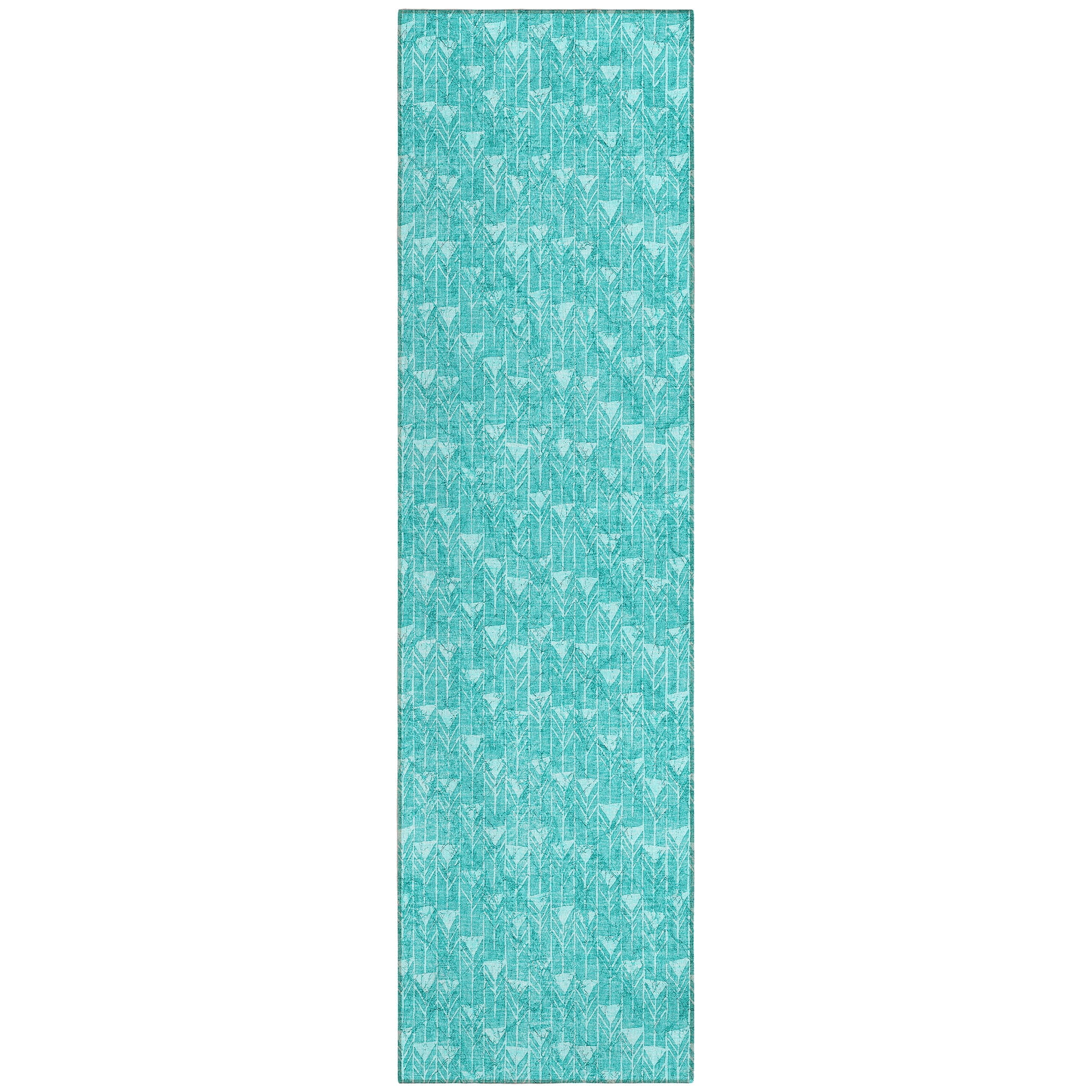Addison Rugs Chantille ACN514 Teal 2 3 X 7 6 Indoor Outdoor Runner addison-rugs-chantille-acn514-teal-2-3-x-7-6-indoor-outdoor-runner