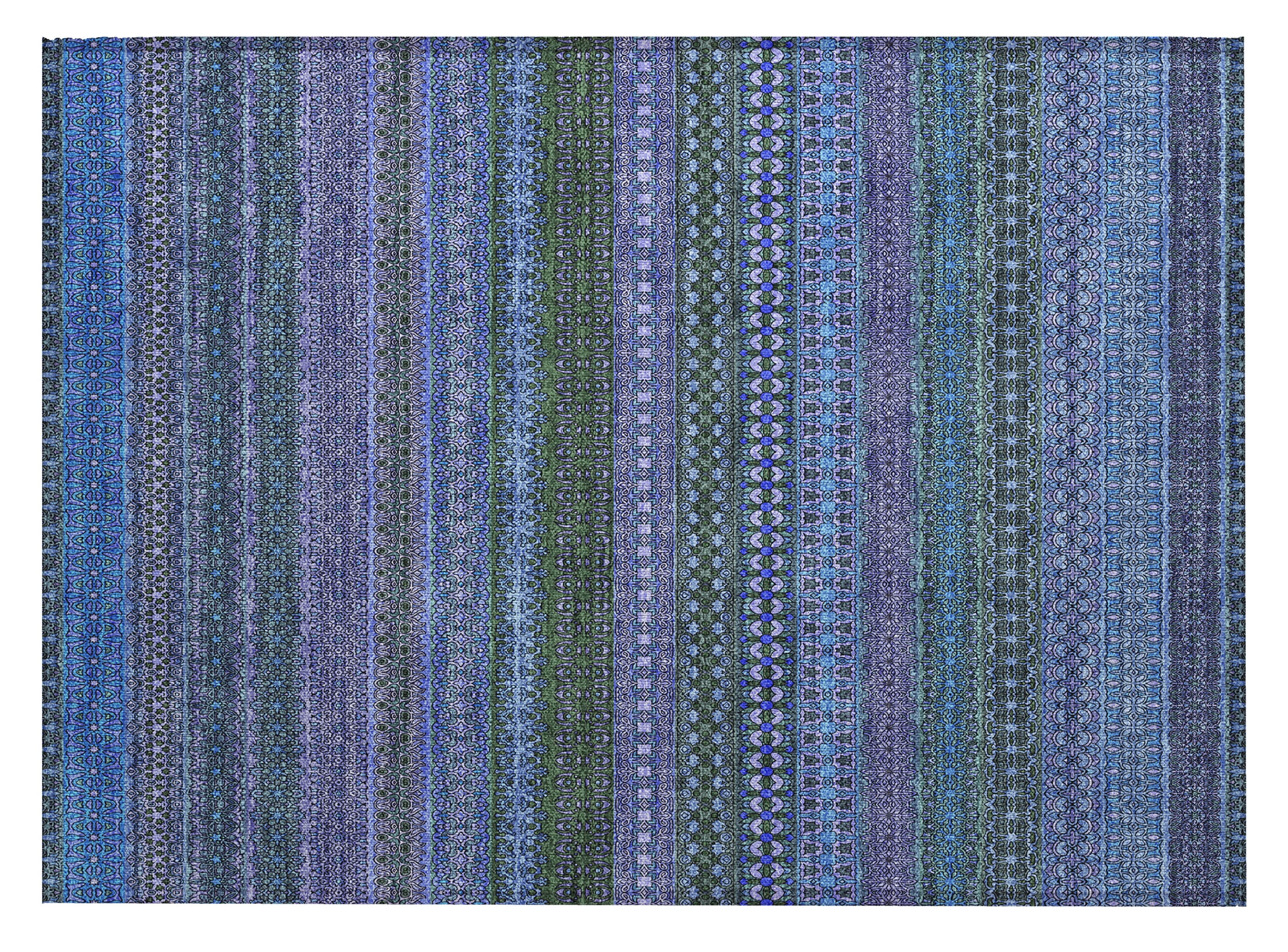 Addison Rugs Chantille ACN527 Blue 1'8" x 2'6" Indoor Outdoor Scatter ...