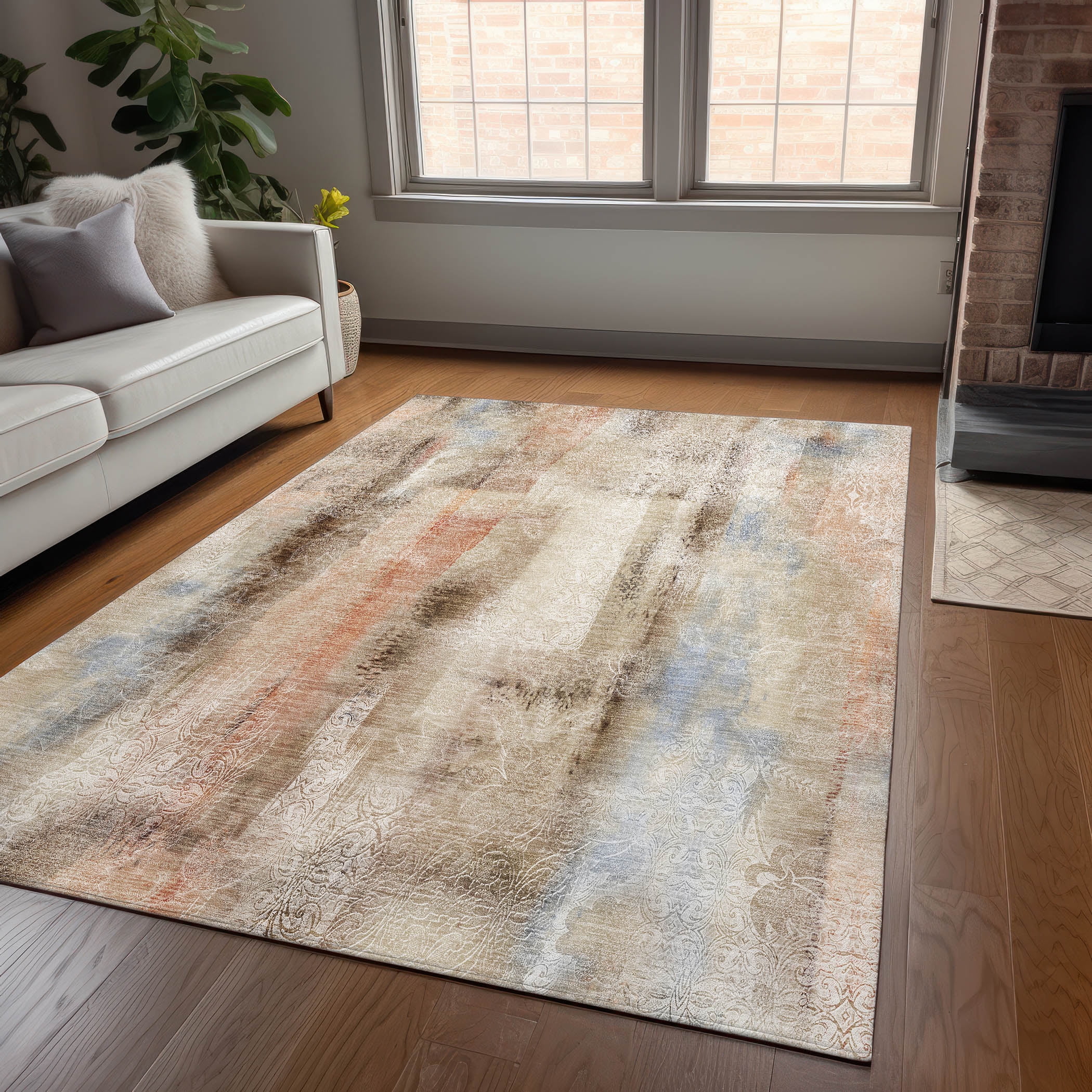 Addison Rugs Chantille Indoor/Outdoor Transitional Casual Beige ...