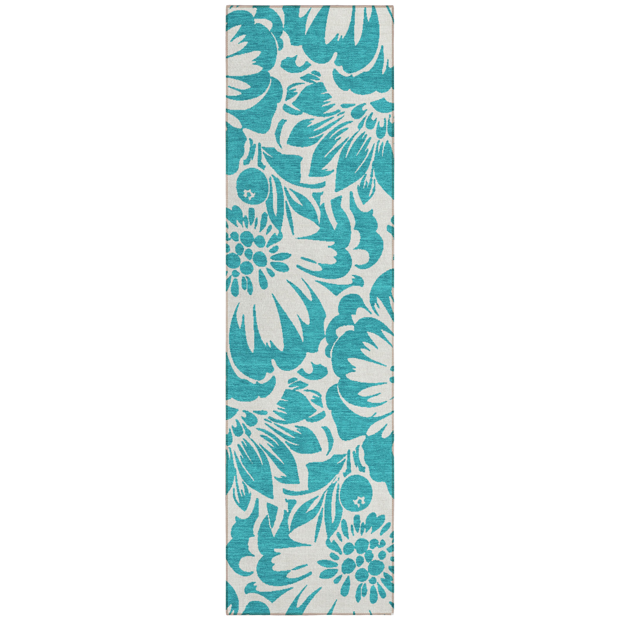 Addison Rugs Chantille ACN551 Teal 2 3 X 7 6 Indoor Outdoor Runner Addison Rugs Chantille ACN551 Teal 2 3 X 7 6 Indoor Outdoor Runner