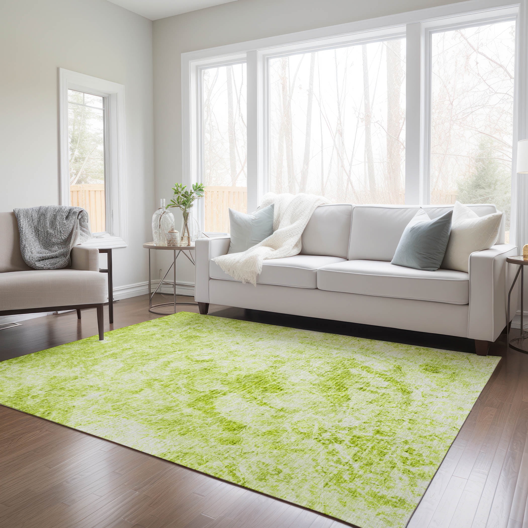 Addison Rugs Chantille Indoor/Outdoor Transitional Organic Aloe ...
